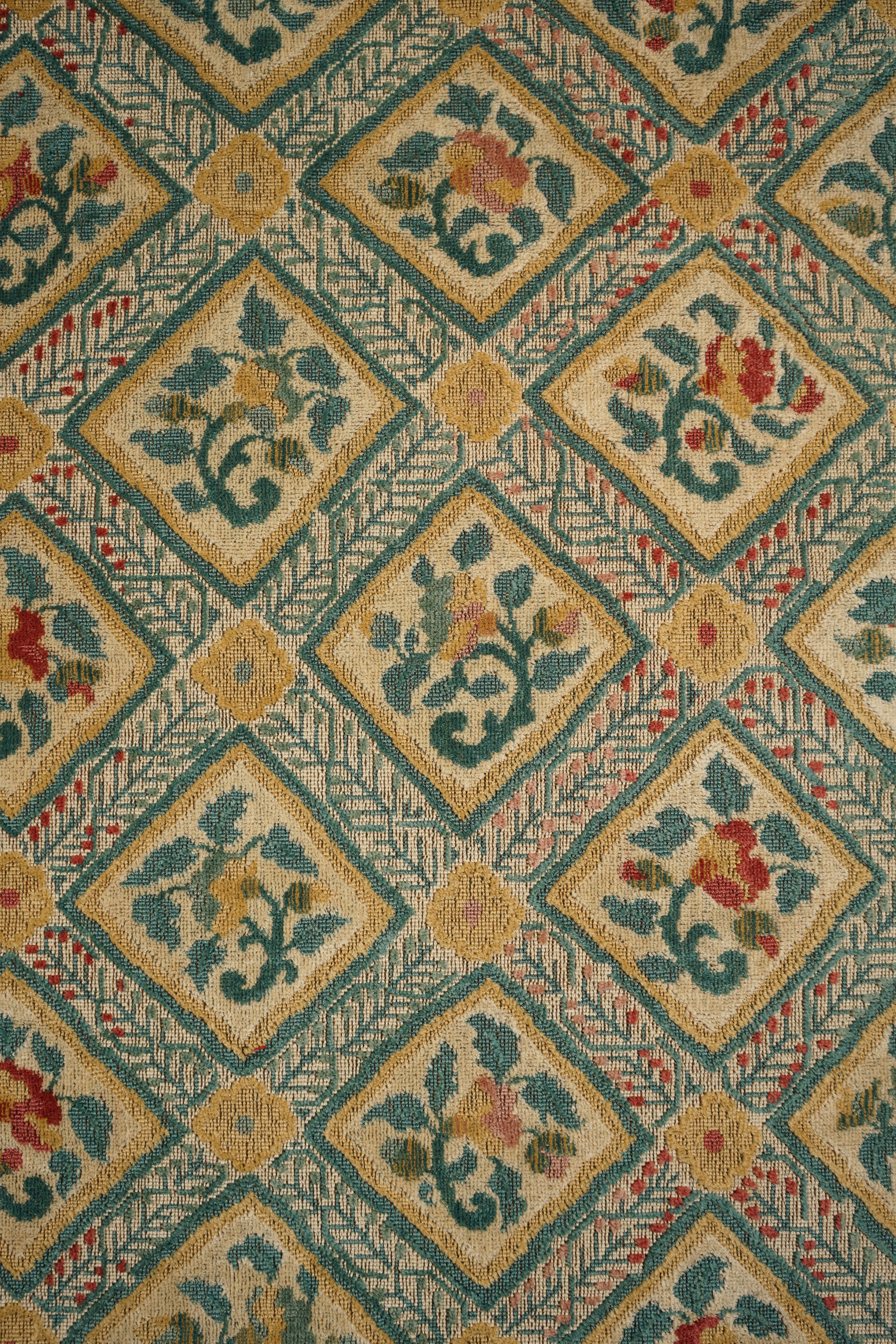 Vintage - Inredning - Grov - Exklusiv - Jacquard - Lin - V14 – Gårda Textil